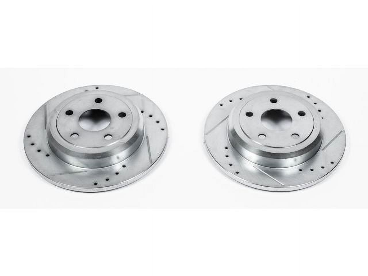 Rear Brake Rotor Set - Compatible with 2011 - 2020 Dodge Durango 2012 ...