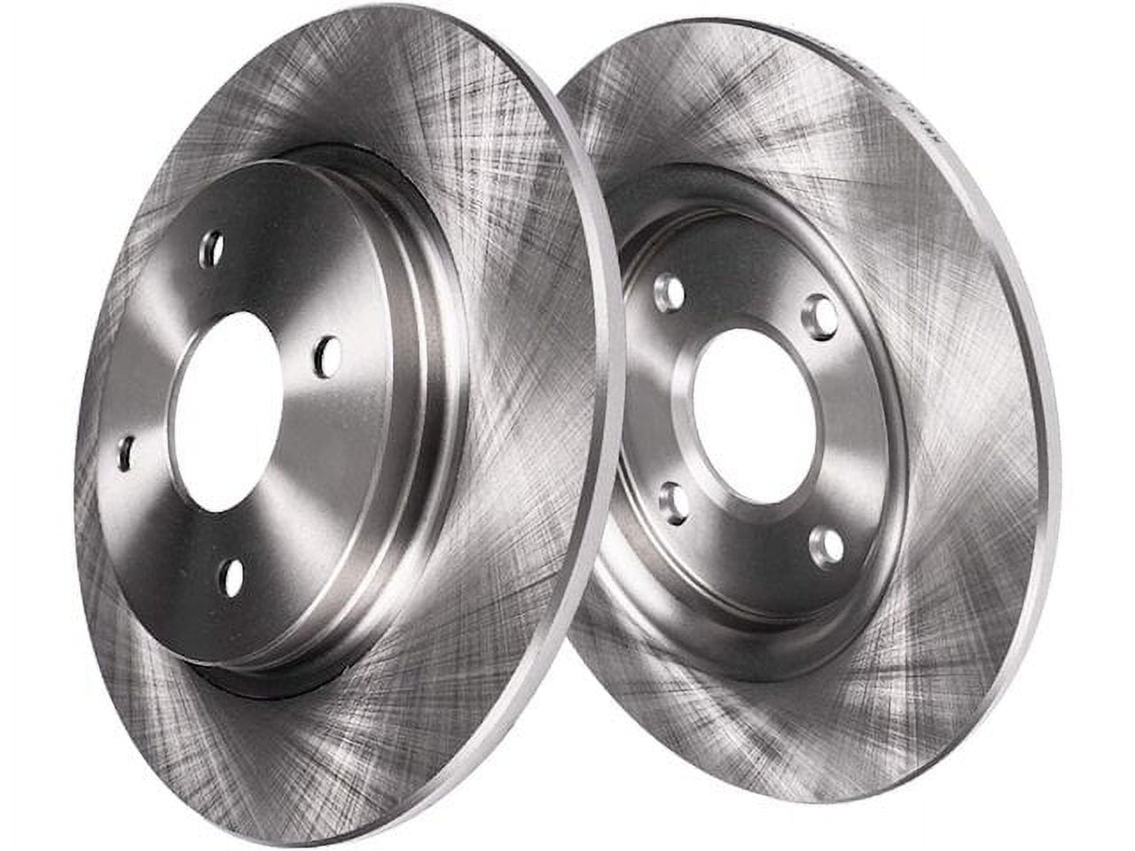 Rear Brake Rotor Set - Compatible with 2014 - 2019 Ford Fiesta ST 2015 ...