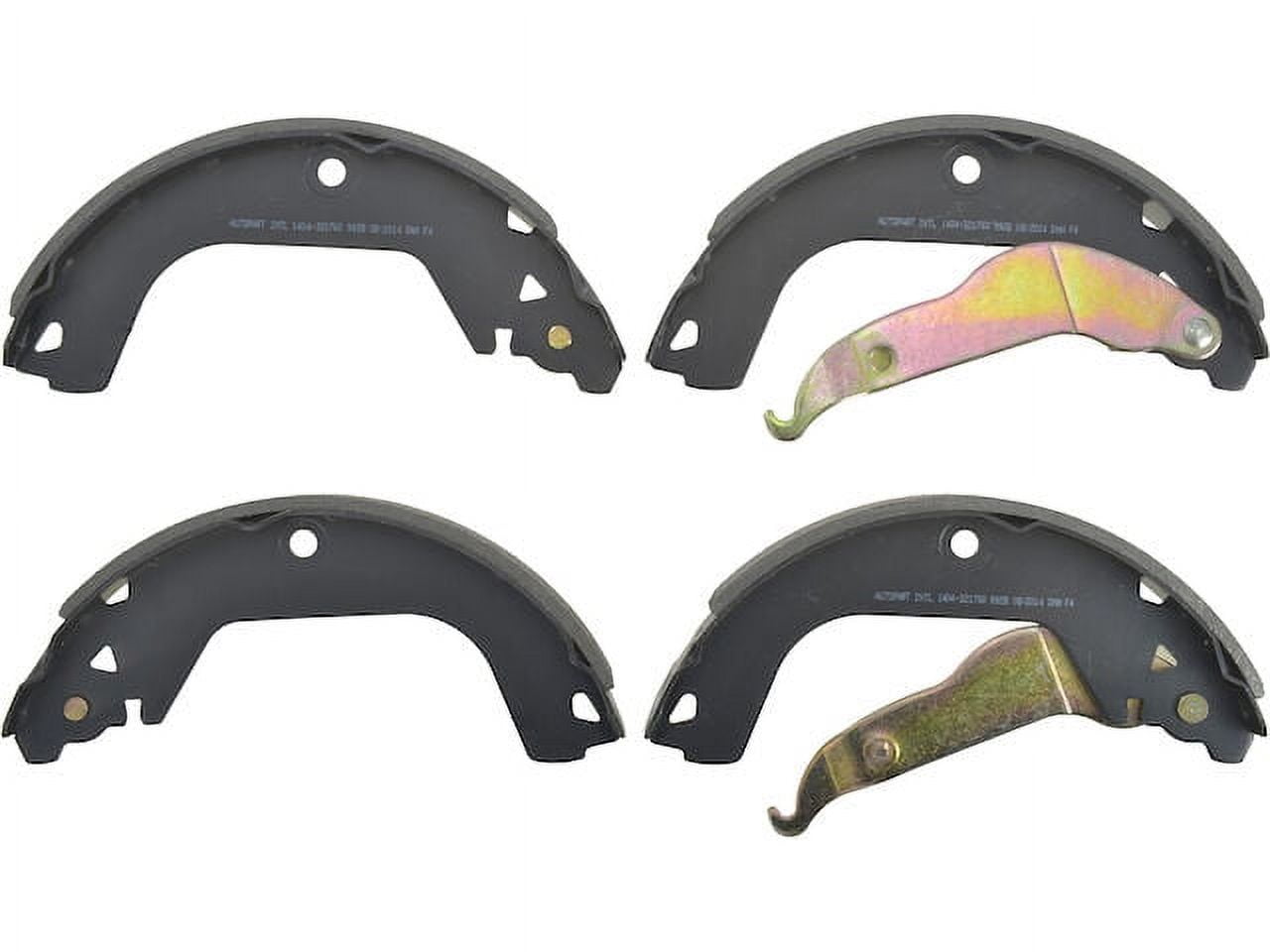 Rear Brake Shoe Set - Compatible with 2016 Chevy Cruze Limited ...