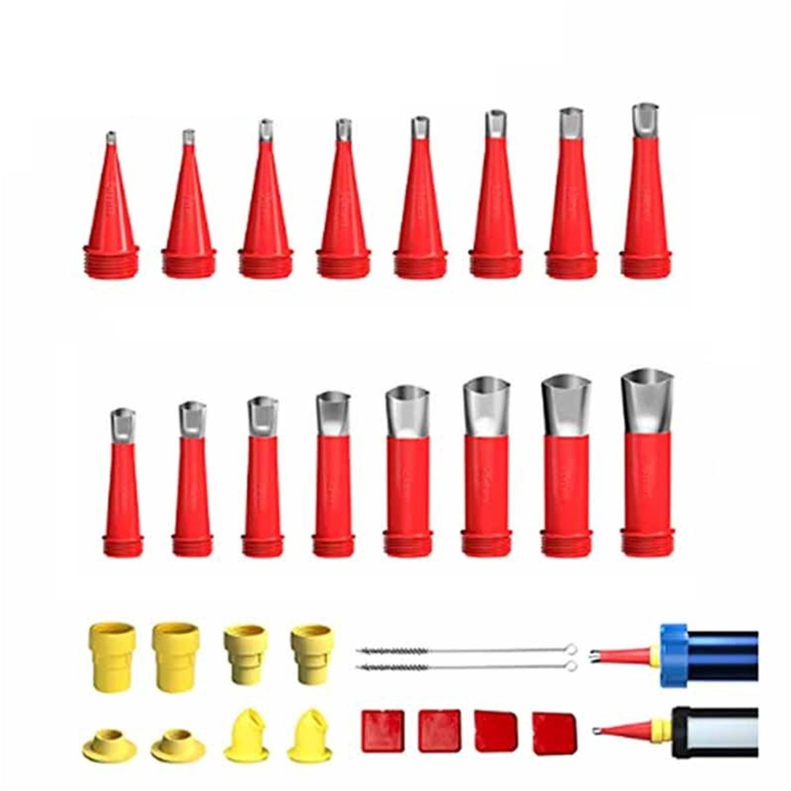 Rear Brake Tools 30 Set Of Stainless Steel Nozzles Silicone Stainless ...