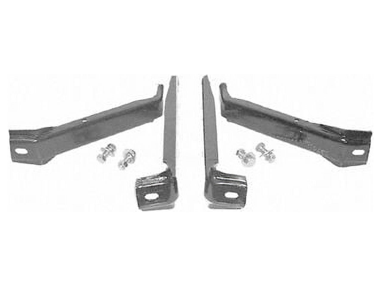 Rear Bumper Bracket Set - 4 Piece - Compatible with 1967 - 1972 Chevy ...