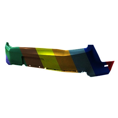 Rear Bumper Cover for Ford Mustang Shelby Gt500 10-12 - Painted to ...