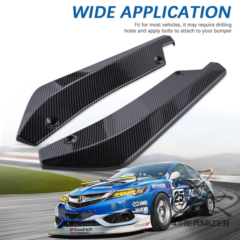 Rear Bumper Diffuser, Rear Bumper Lip Splitter, Universal Car Side ...