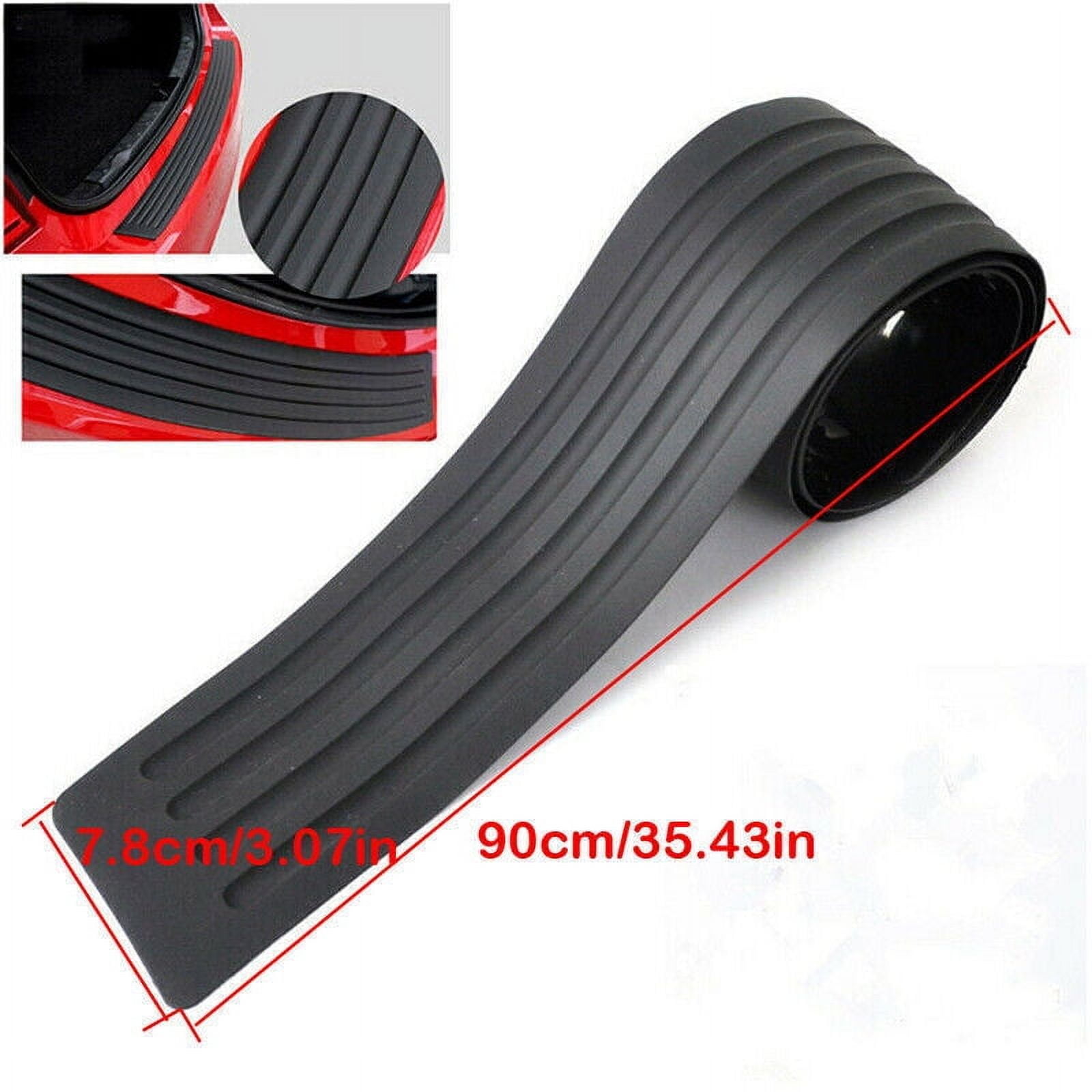 Rear Bumper Guard Rubber Protector Trim Cover Scuff Car Trunk ...