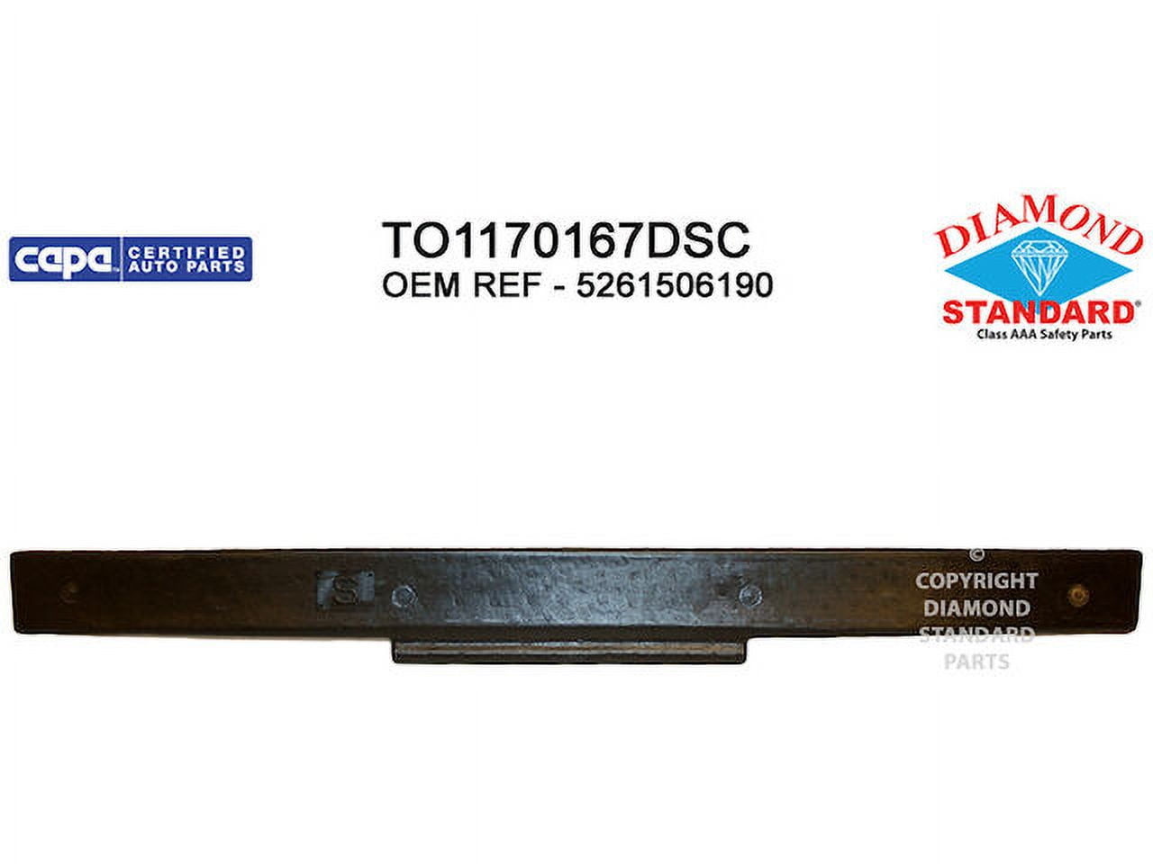 Rear Bumper Impact Absorber - Compatible with 2018 - 2023 Toyota Camry ...
