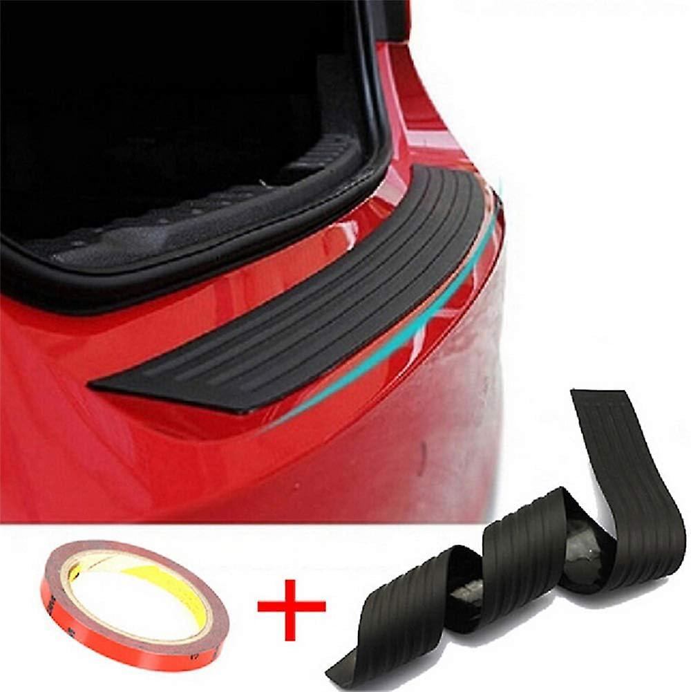 Rear Bumper Protector, Universal Durable Black Rubber Rear Bumper ...