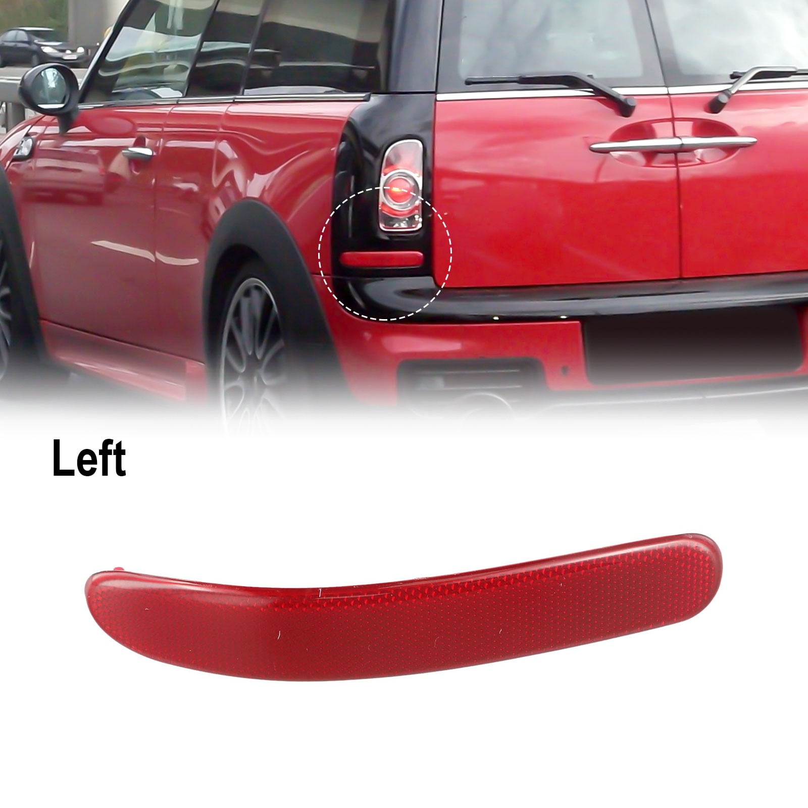 Rear Bumper Reflector LED Tail Brake Lights 08-14 for Mini for Cooper ...
