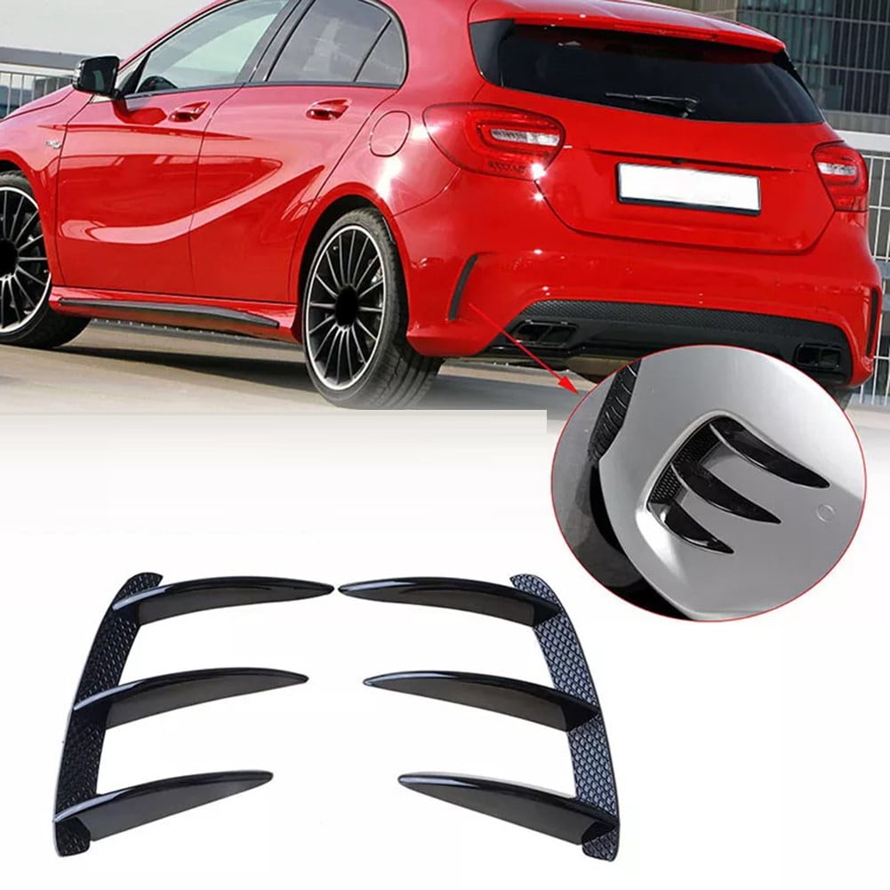 Rear Bumper Splitter Canard Wind Blade Exterior Modification For ...