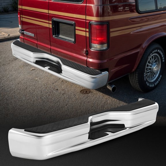 For 2007-2018 Chevy Silverado 1500 Rear Bumper,Heavy Duty Steel Rear ...