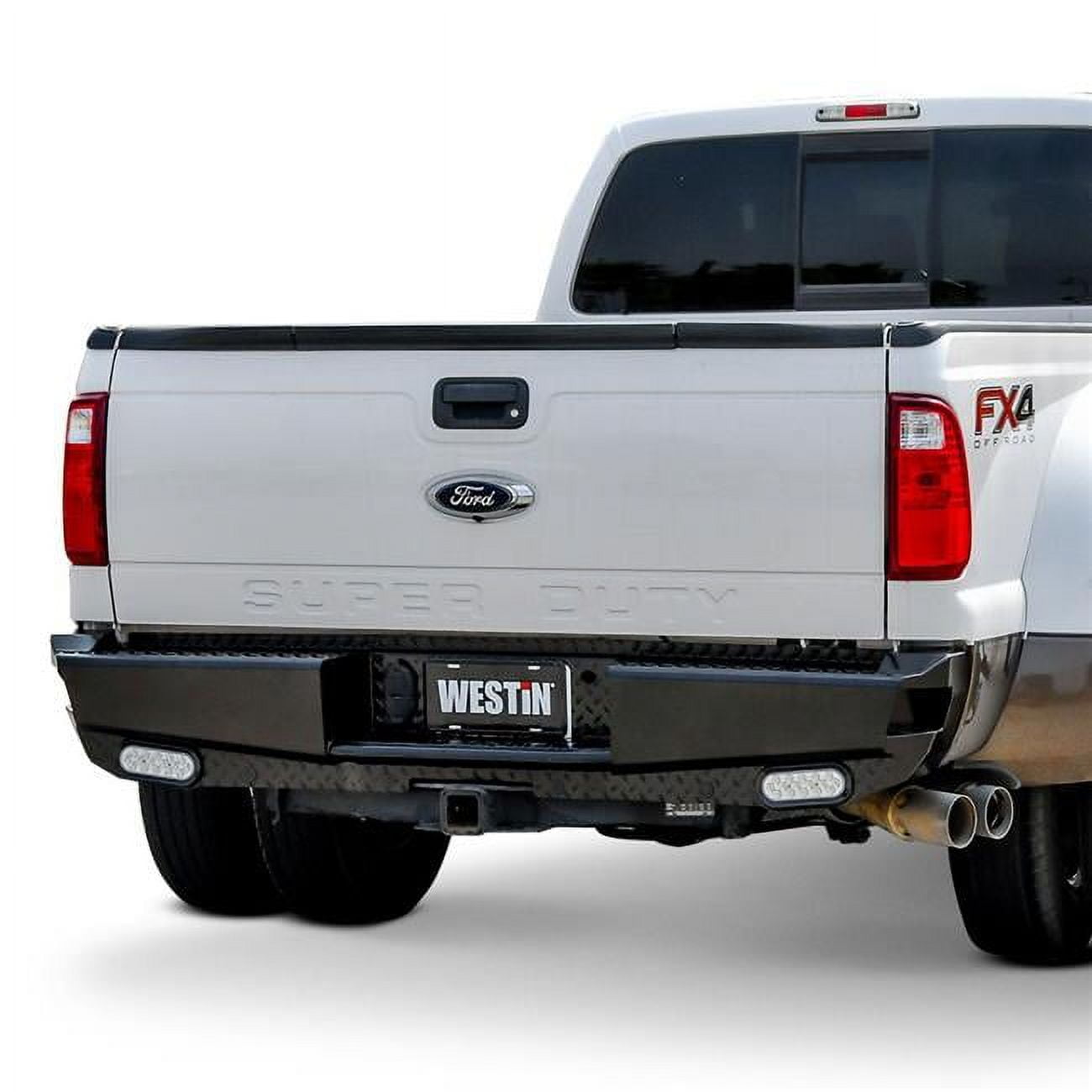 Rear Bumper for 2011-2016 Ford F250-F350 Hdx Bandit, Black - Walmart.com