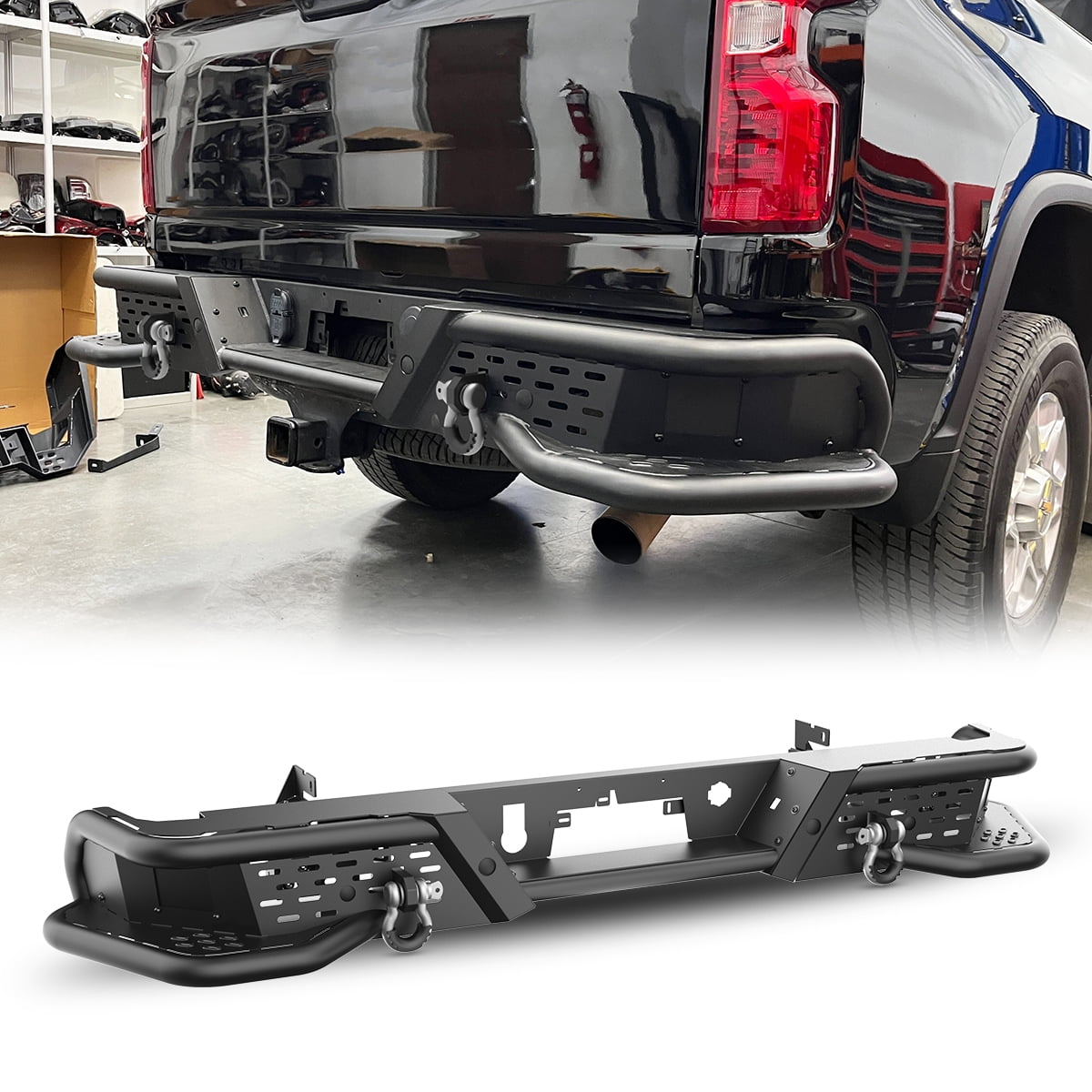 Rear Bumper for Chevy Silverado 2500/3500/2500 HD/3500 HD 2020-2025 ...