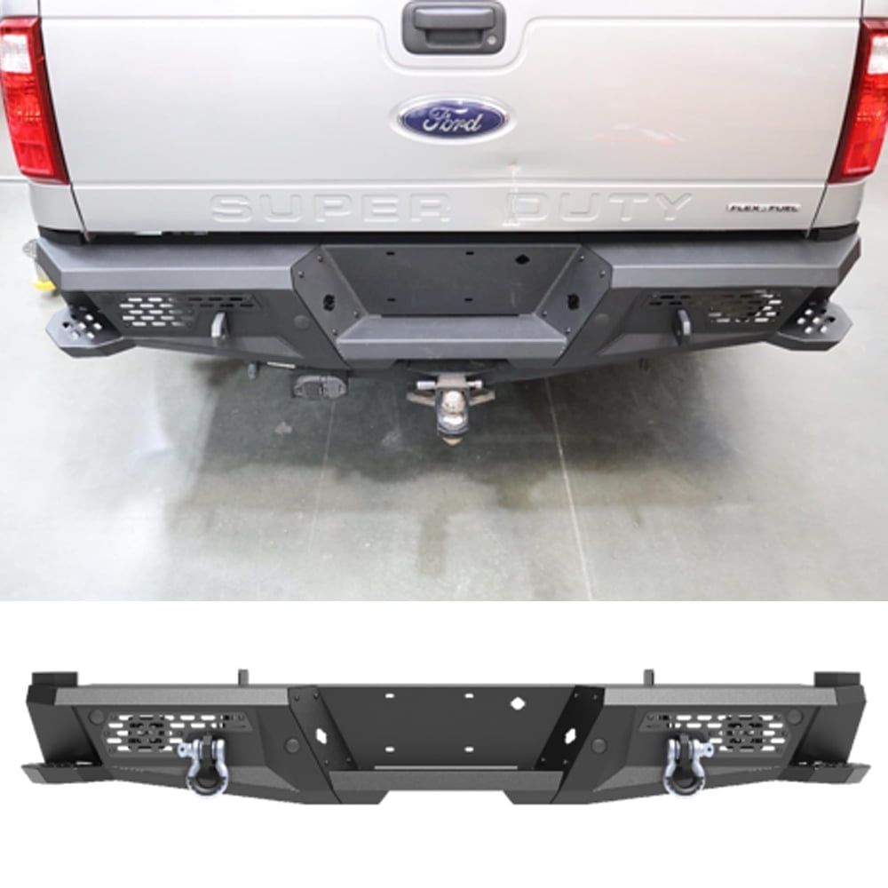 Rear Bumper for F-250/F-350 1999-2016,Heavy Duty Steel Rear Bumper ...