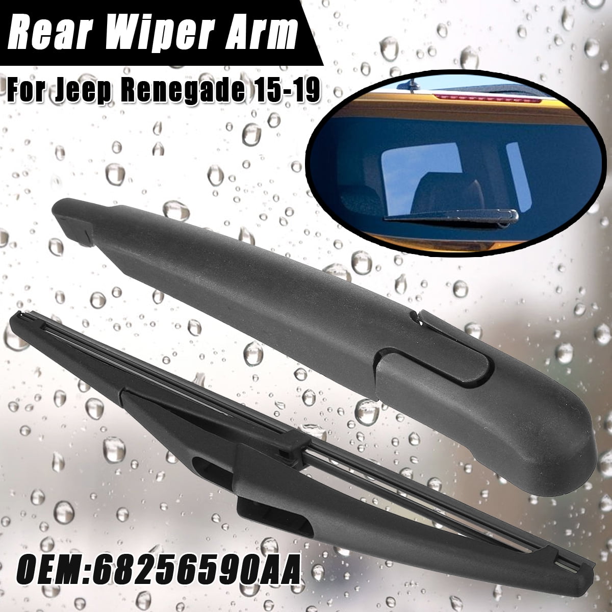 Rear Car Wiper Arm With Blade Set For Jeep Renegade 2015 2016 2017 2018 ...