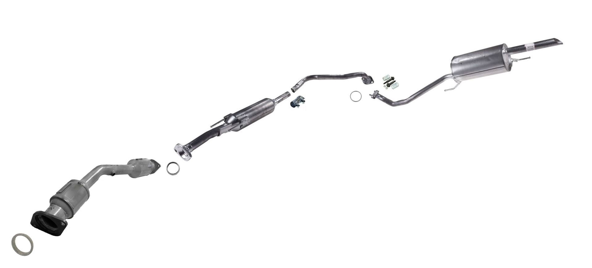 Rear Catalytic Converter + Exhaust System for Nissan Versa 1.6L 12-17 ...