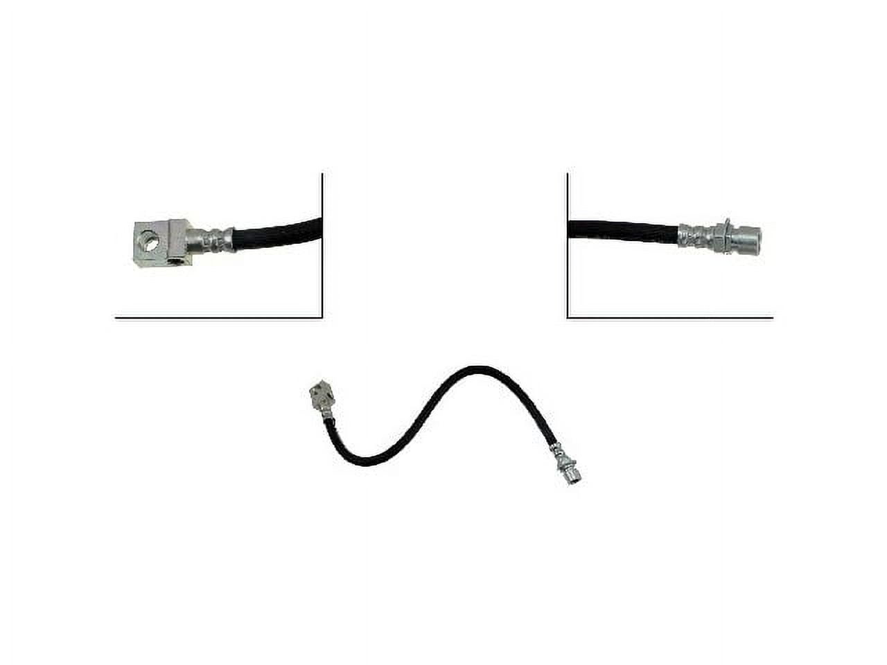 Rear Center Brake Hose - Compatible with 1975 - 1995 Chevy G20 GAS 1976 ...