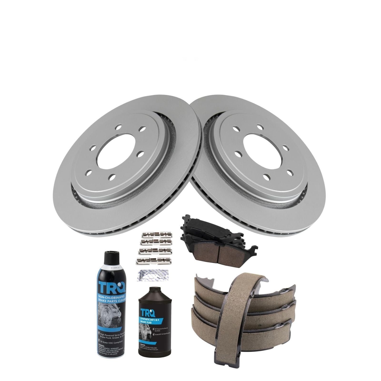 Rear Ceramic Brake Pad & Rotor Kit for 2015-2017 for Ford for F-150 ...