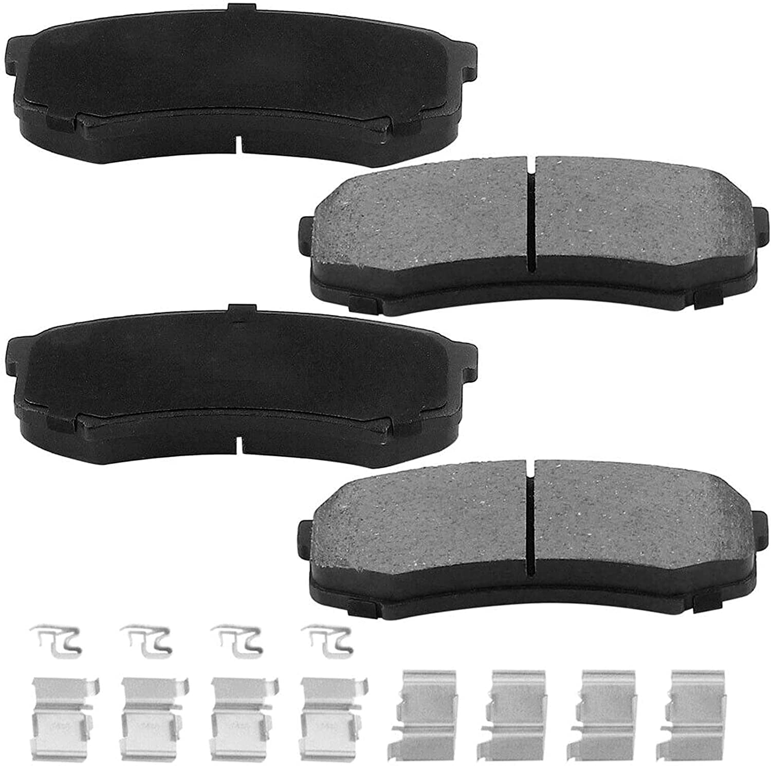 Rear Ceramic Brake Pads w/Hardware Kits Fits Chrysler 200 Sebring ...