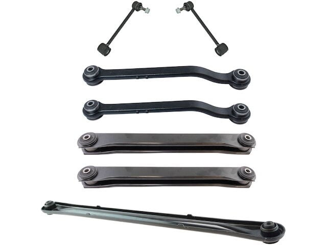 Rear Control Arm Sway Bar Link Track Bar Kit 7 Piece - Compatible with ...