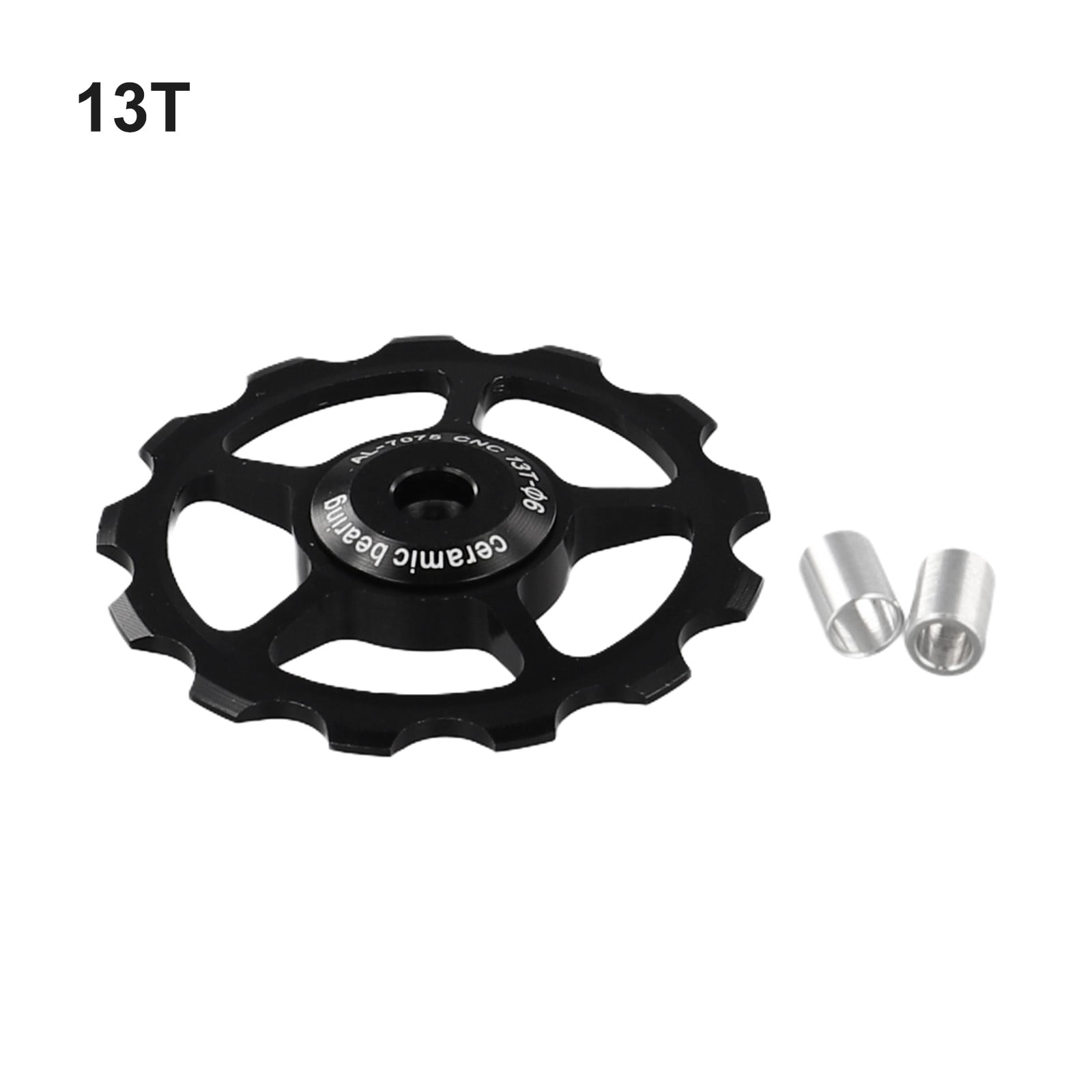 Rear Derailleur Pulley, 13T Ceramic Wheel Narrow Wide Teeth Bike Guide ...