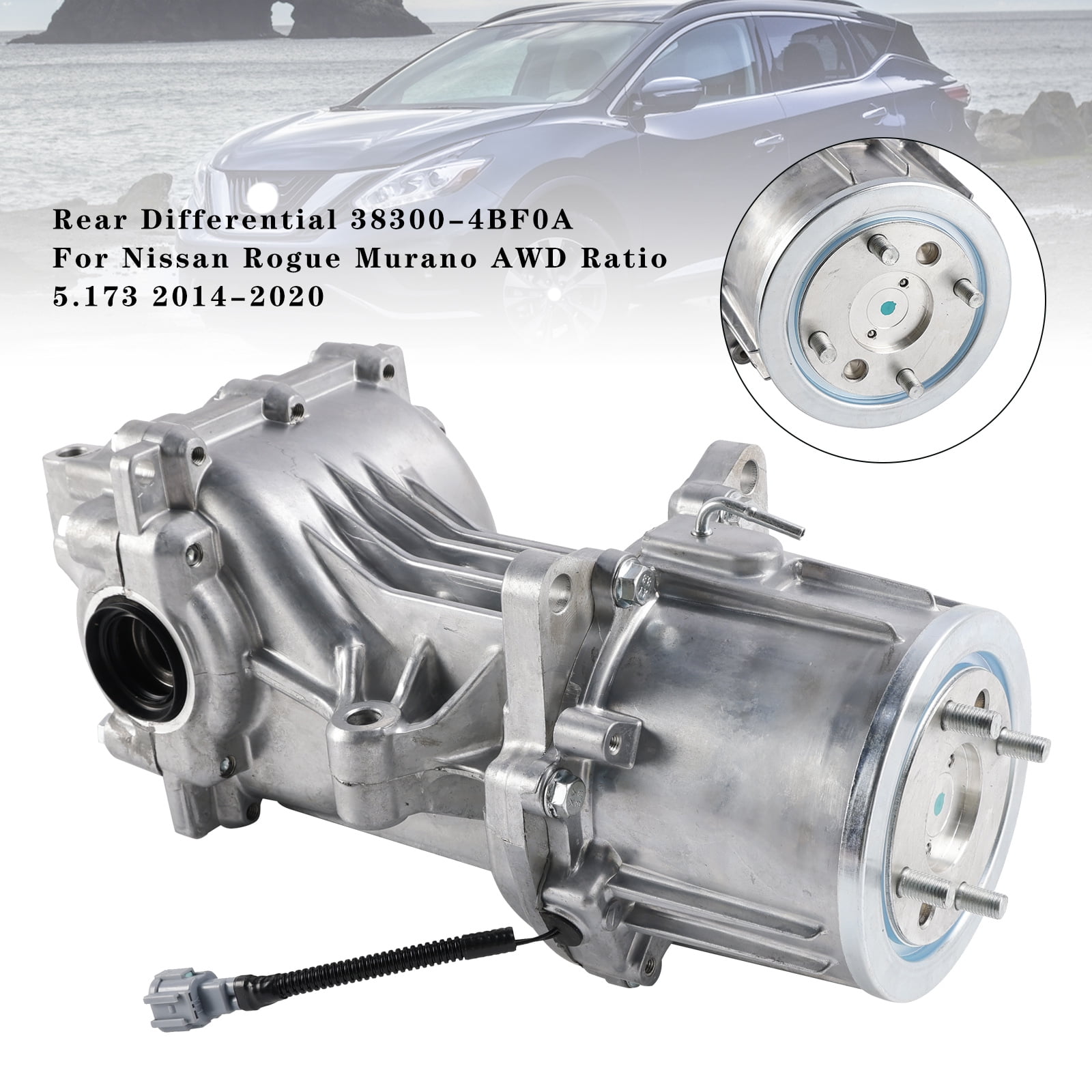 Rear Differential 38300-4BF0A For Nissan Rogue Murano AWD Ratio 2014 ...