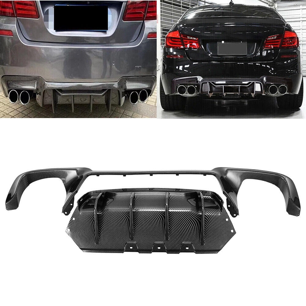 Rear Diffuser Bumper Lip For 2012-16 BMW F10 5 Series 535i M Sport ...