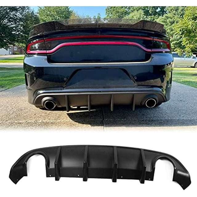 Rear Diffuser, Compatible with 2015-2023 Dodge Charger SRT, OE Factory ...