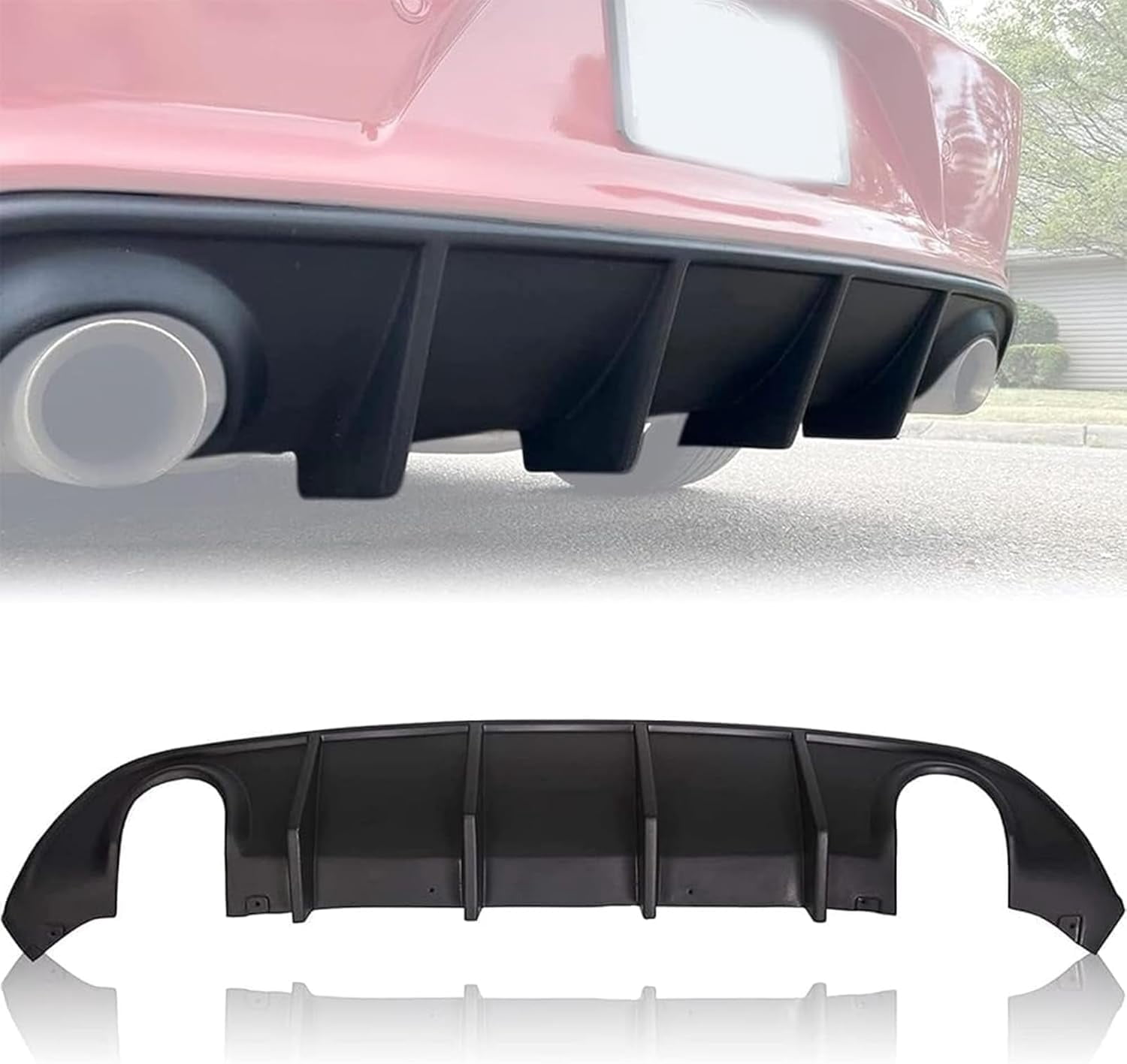 Rear Diffuser Compatible with 2015-2024 Dodge Charger Scat SRT Daytona ...