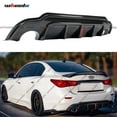 Rear Diffuser with V2 Vertical Style LED Red Brake Light Compatible ...