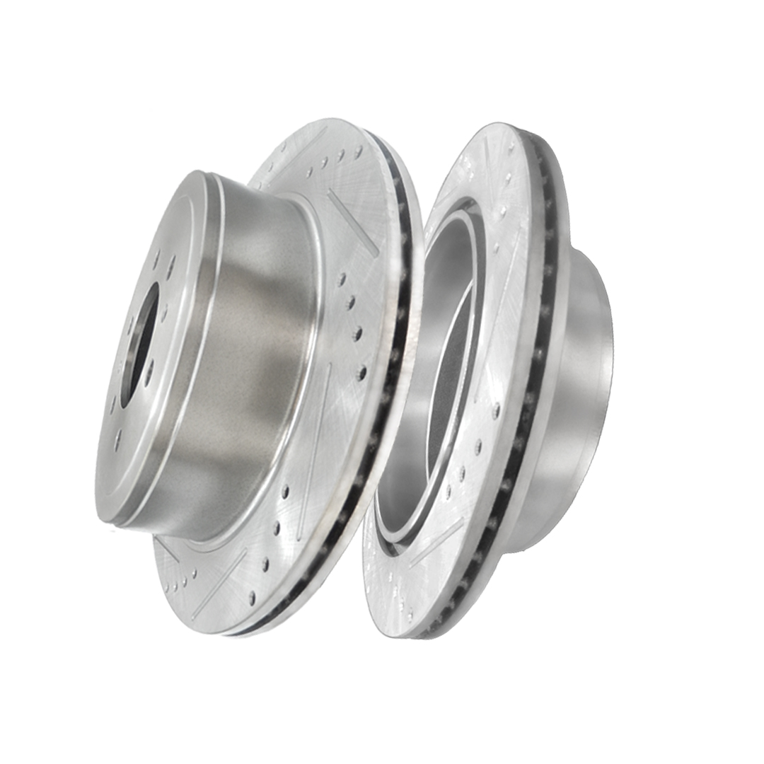 Rear Drilled Slotted Disc Brake Rotors For 2004-2010 Ford F-150 ...