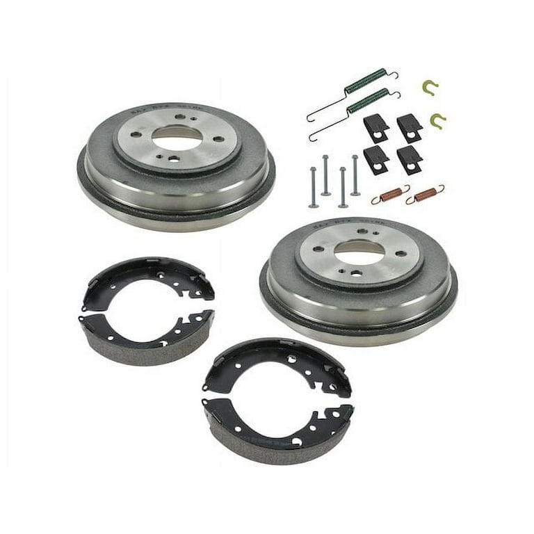 Rear Drum Brake Shoe Kit Compatible with 2001 2005 Honda Civic 1.7L 4 Cylinder 2002 2003 2004