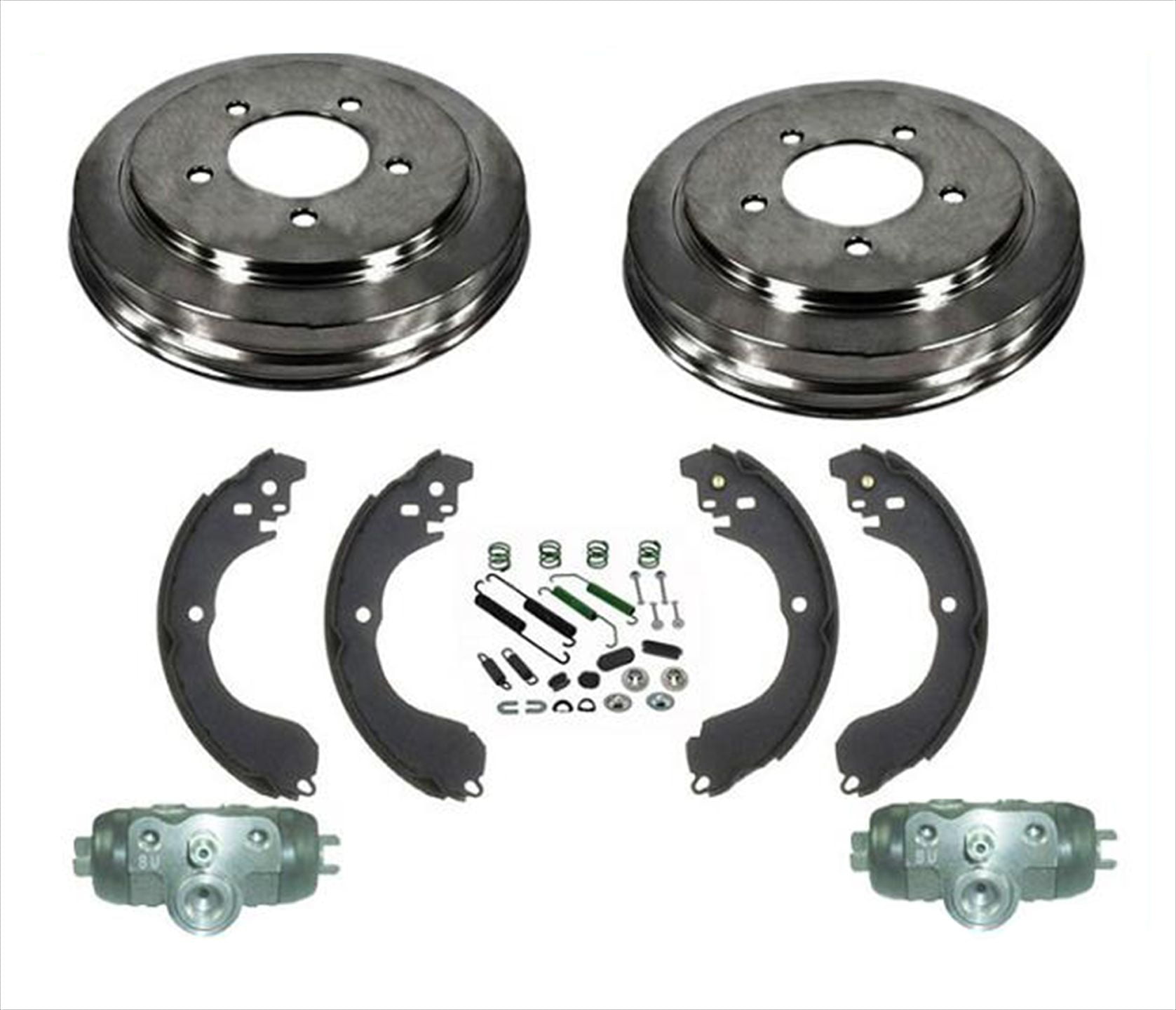 Rear Drums Brake Shoes Spring Kit Wheel Cylinder for Jeep Compass 6pc ...