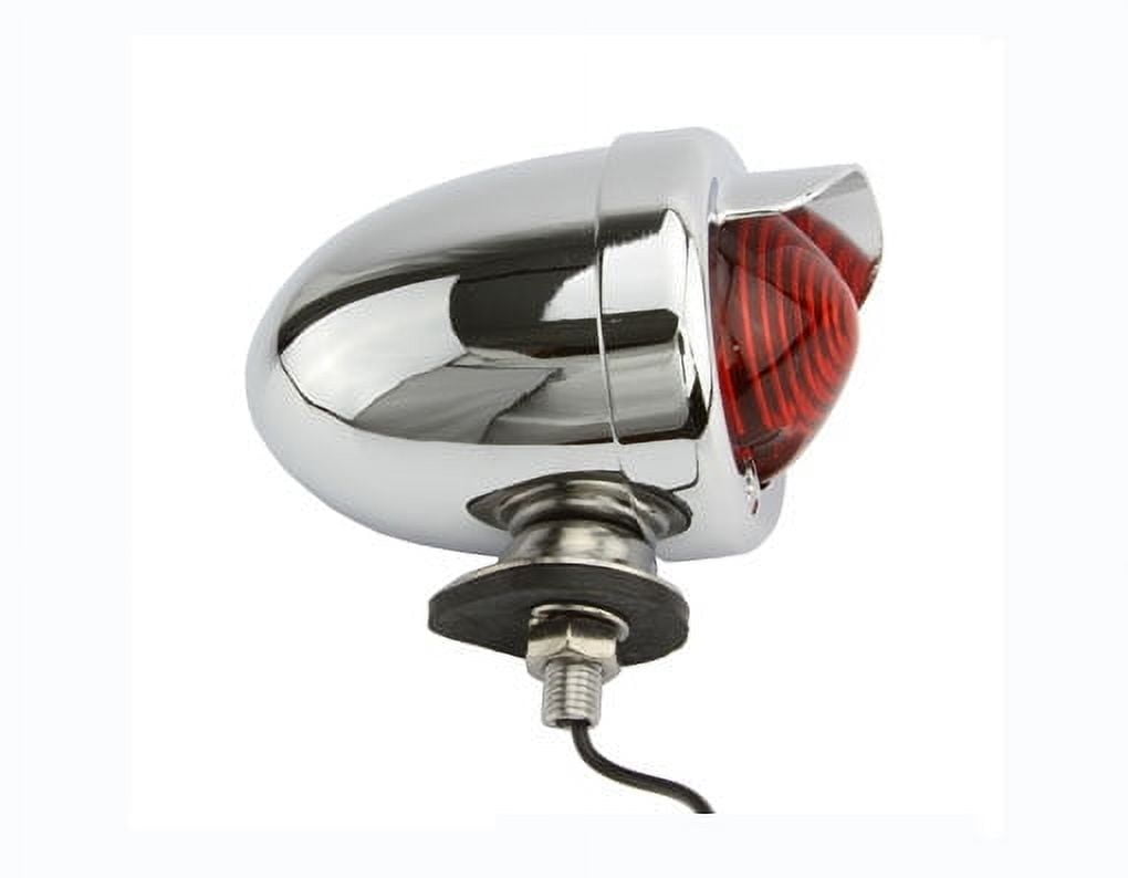 Rear Dummy Light Chrome/Red. Bike light, bicycle light, lowrider ...
