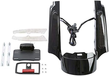 Rear Fender Extension Fascia Kit With Brake/Running/Turn LED Light For ...