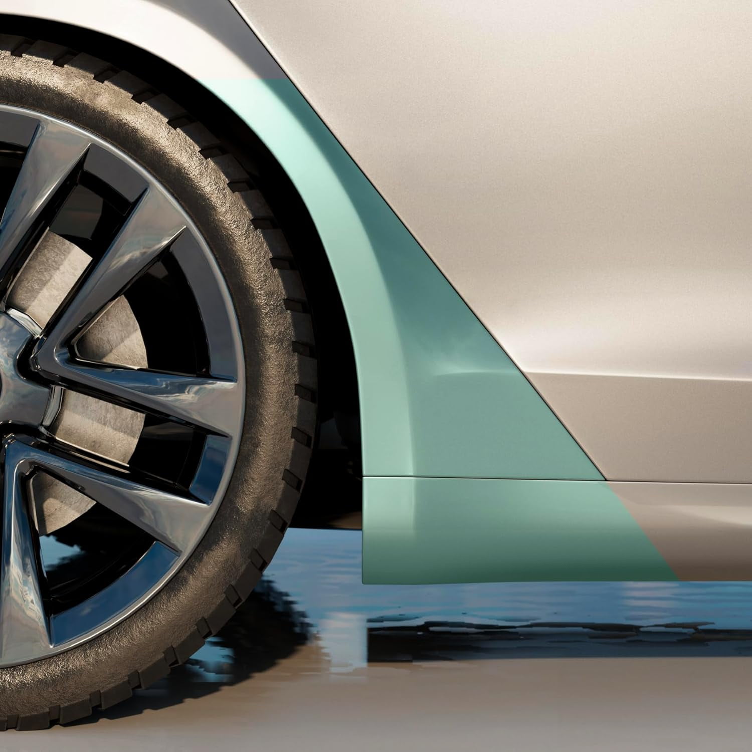 Rear Fenders & Partial Rockers PPF for Tesla Model S 2021-2025, 8mil ...