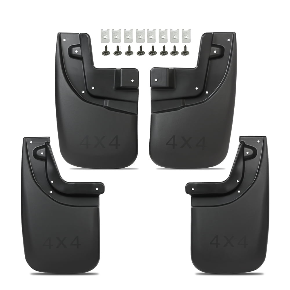 PIT66 Mudguards Splash Mud Flaps with Fender Flares for Toyota Tacoma ...