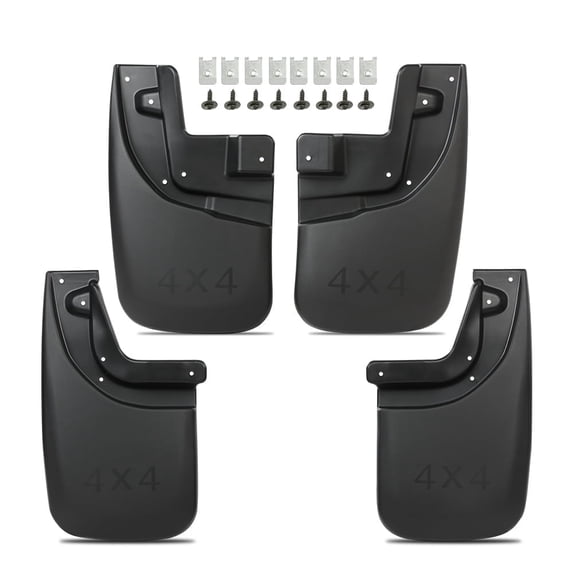 PIT66 Mudguards Splash Mud Flaps with Fender Flares for Toyota Tacoma ...