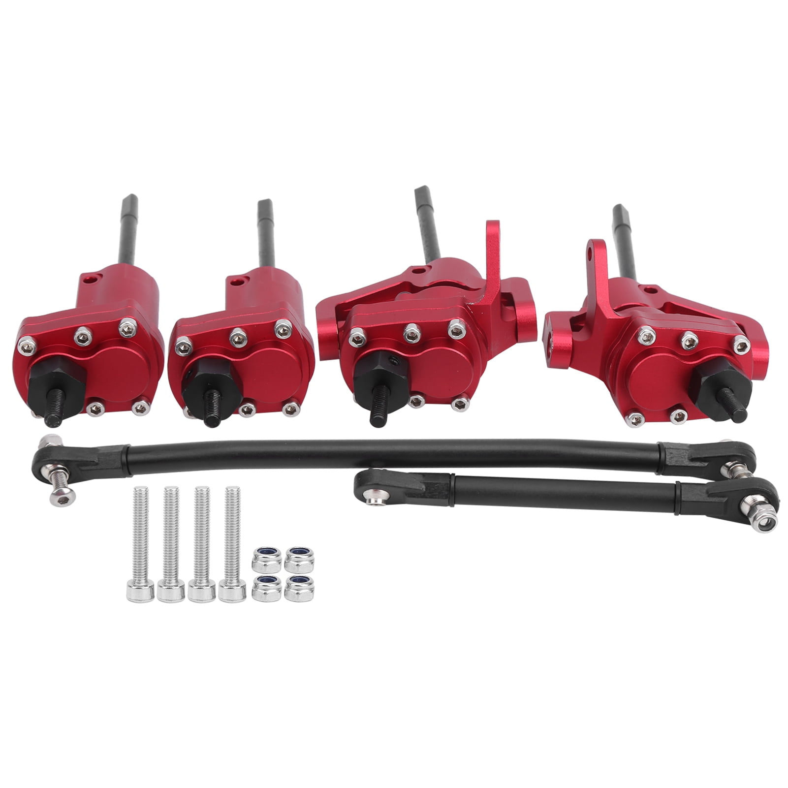 Rear Front Portal Axle W/Steering Link Transmission Shaft Fit for SCX10 ...