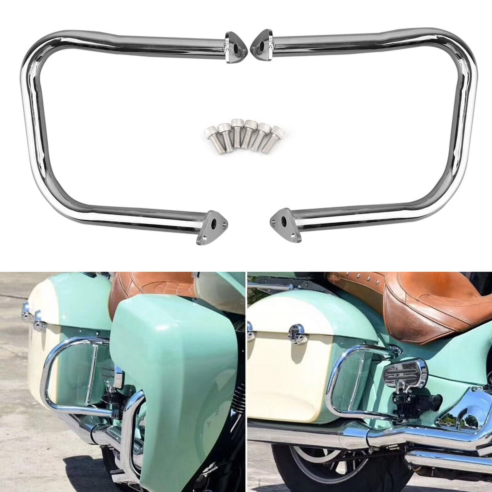 Rear Highway Crash Bars Chrome Fit for Indian Chief Chieftain ...