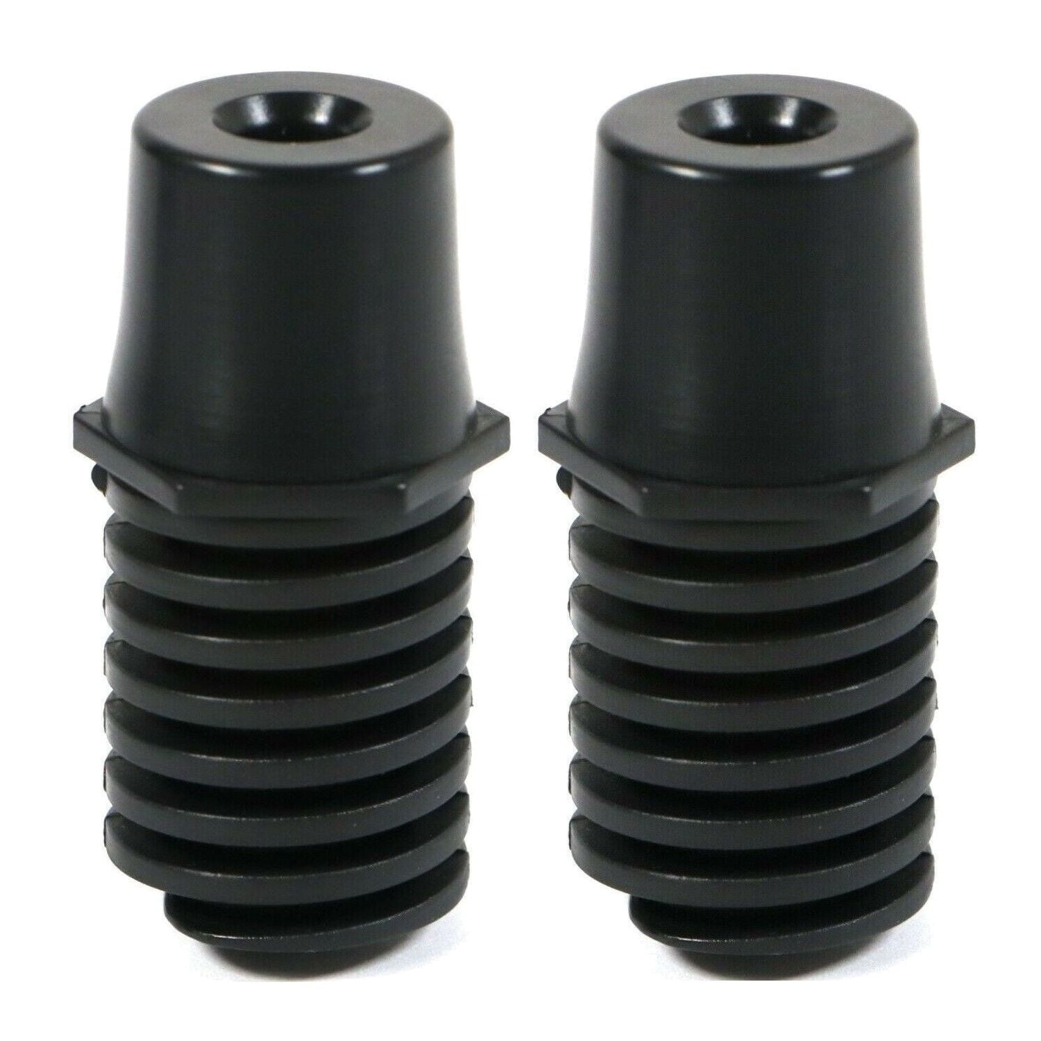 Rear Hood Adjust Bumper Stops with Rubber Tall Cap - Plastic Black ...