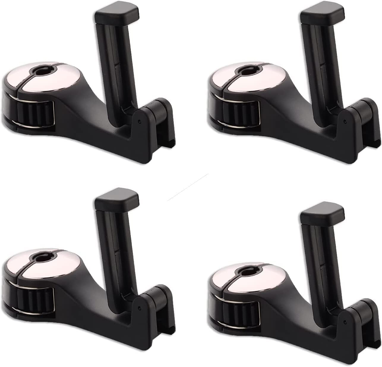 Rear Hook for Car Seats with Mobile Phone Holder, 2 in 1 Headrest Hook ...