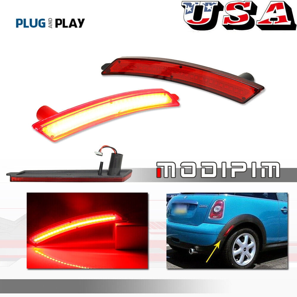 Rear LED Side Marker Lights for 2007 - 2016 Mini Cooper R55 R56 R57 R58 ...
