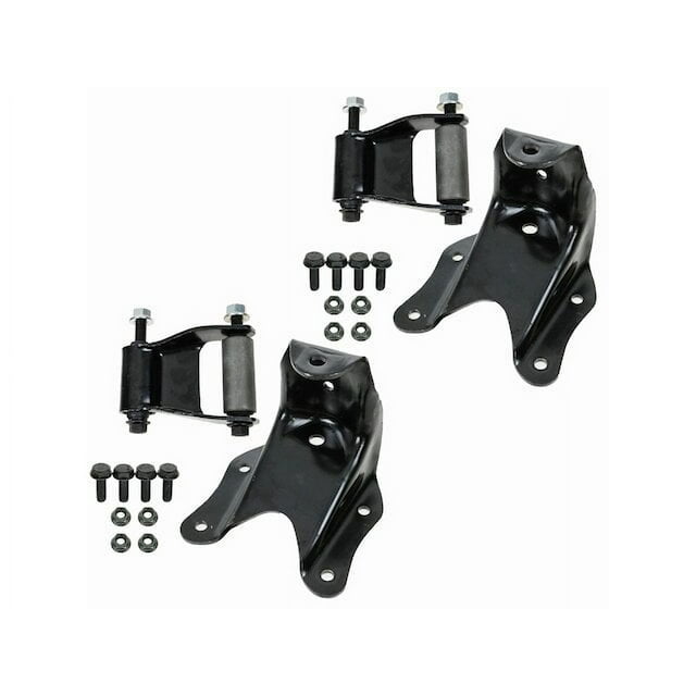 Rear Leaf Spring Shackle and Bracket Kit 2 Piece Set - Compatible with ...