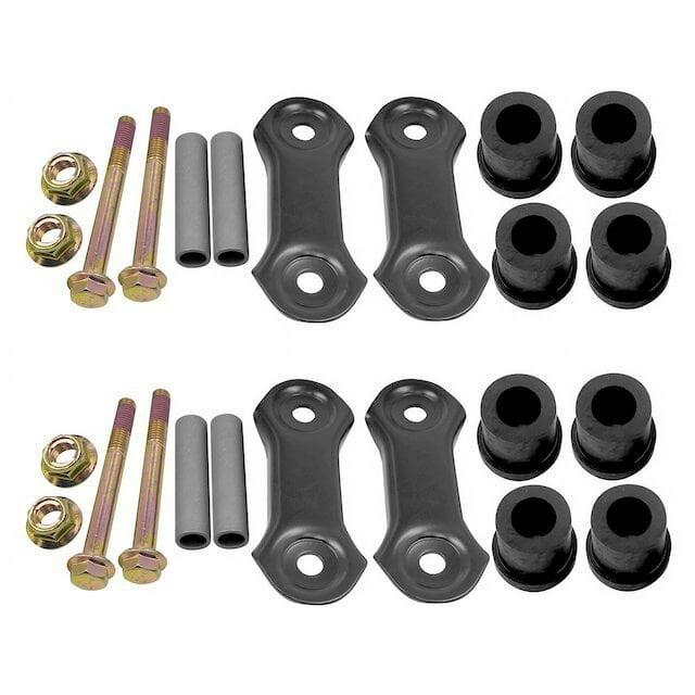 Rear Leaf Spring Shackle Set - Compatible with 1987 - 1995 Jeep ...