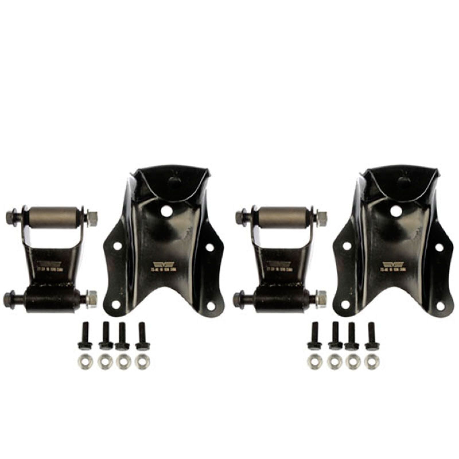 Rear Leaf for Spring Shackle & Bracket Repair Kit Pair Set for F150 for ...