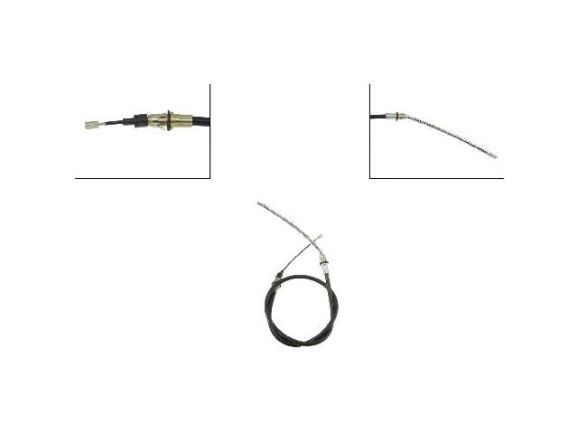 Rear Left Parking Brake Cable - Compatible with 1984 - 1999 GMC P3500 ...