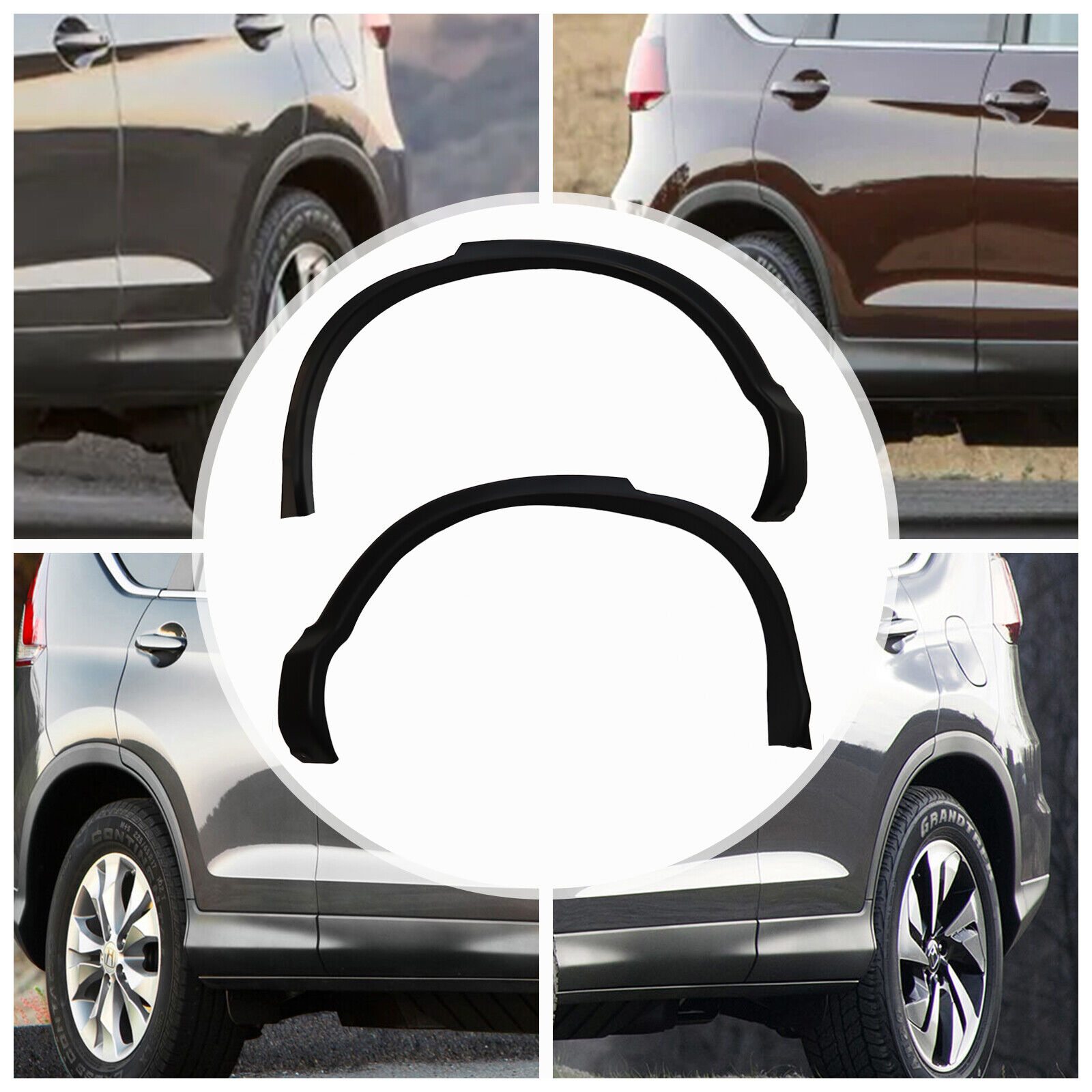 Rear Left & Right Fender Trim Wheel Arch Molding For Honda CRV CR-V ...