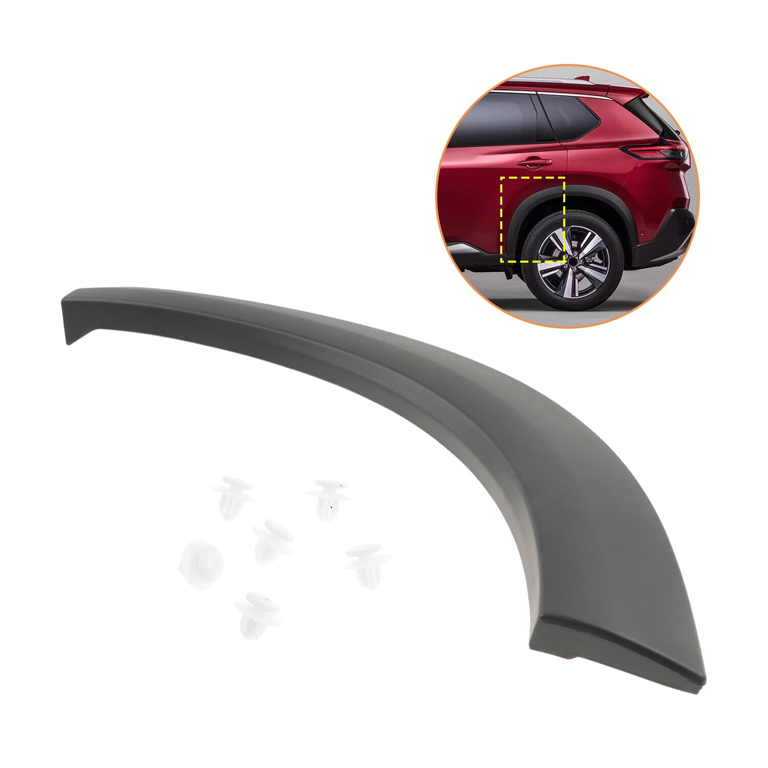 Rear Left Side Forward Wheel Arch Trim for Nissan 2021 2022 2023 Rogue ...