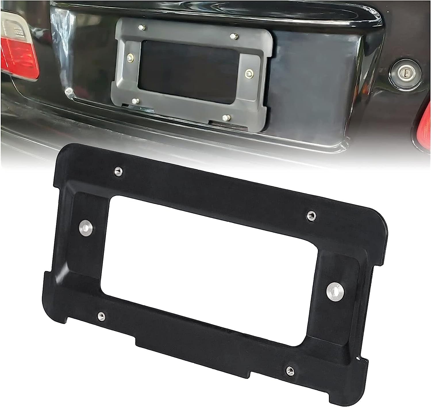 BMW Rear License Plate Bracket Holder Frame Tag Mount-Polypropylene Construction - Walmart.com