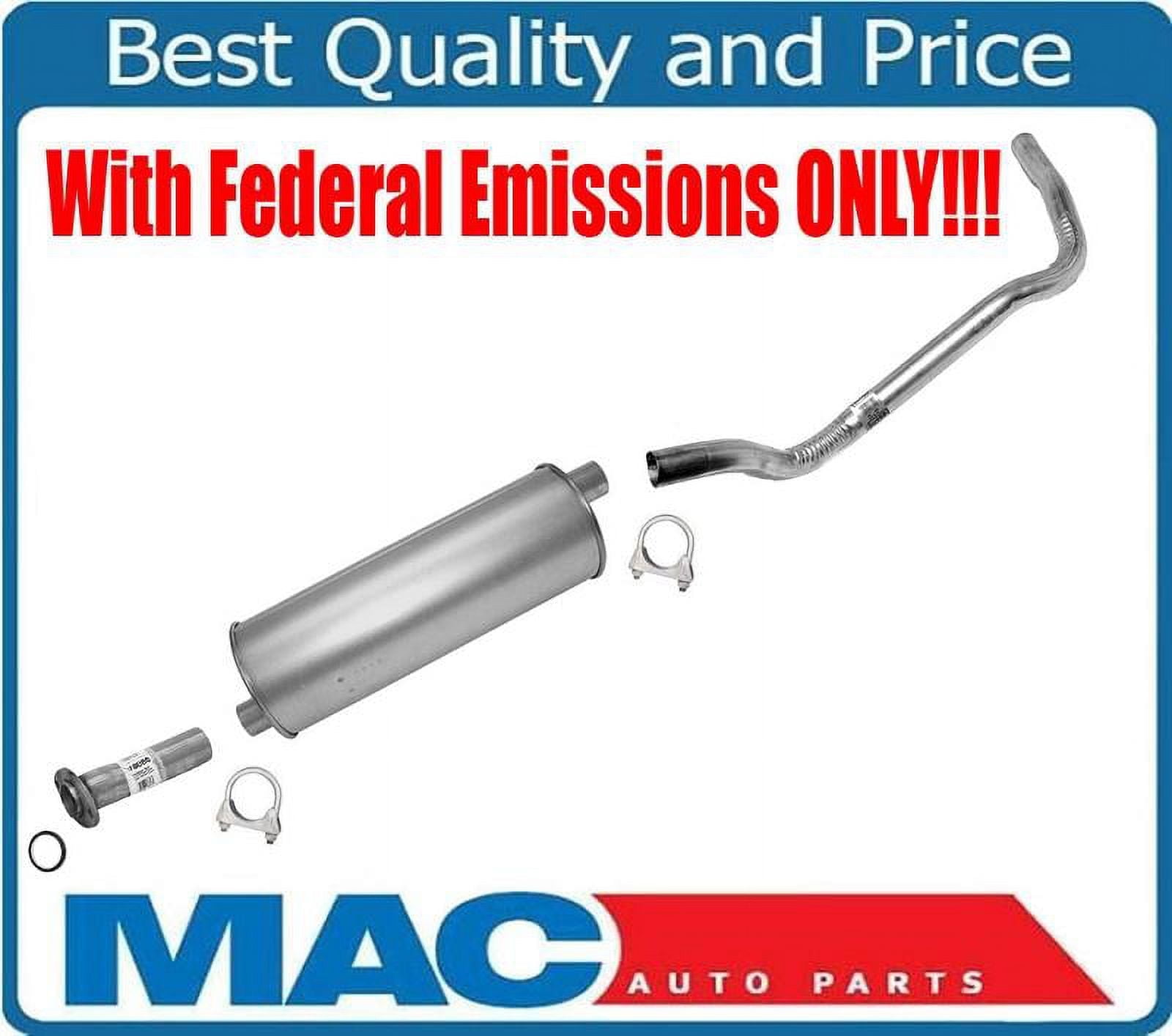 Rear Muffler for Toyota 4Runner 3.0L Federal Emissions After 8/91-1995 ...