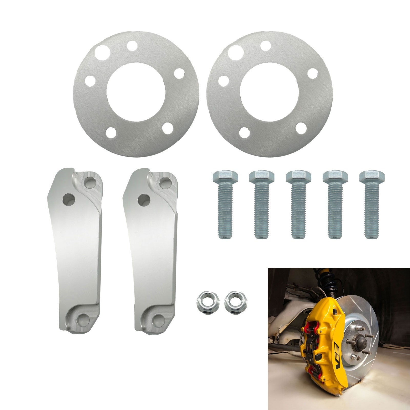 Rear Only CTS-V Brake Caliper Adapter Kit for MK4 Supra/SC Chassis ...